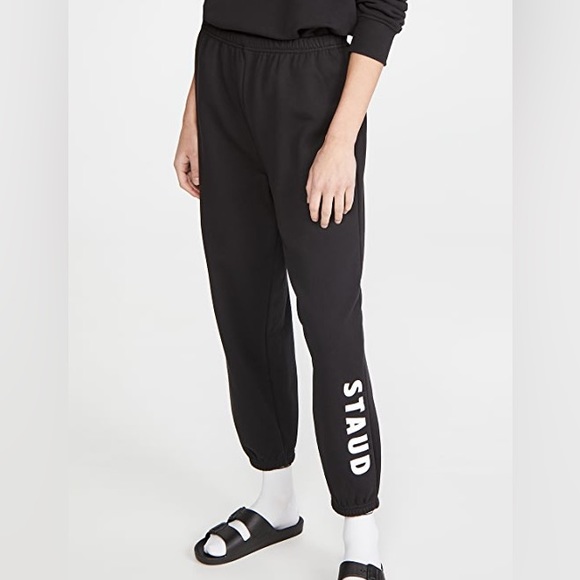 STAUD | Pants & Jumpsuits | Staud Logo Joggers | Poshmark